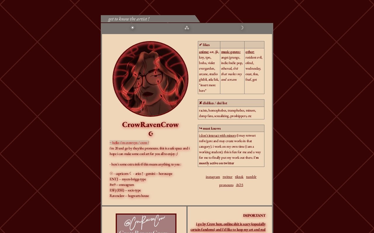 get to know me